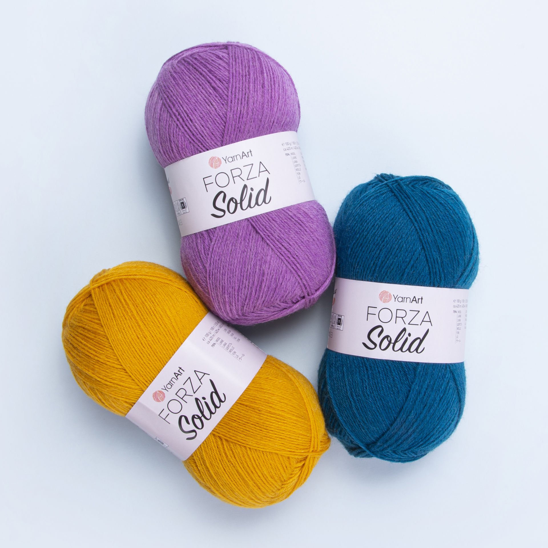 YARNART FORZA SOLID - EL ÖRGÜ İPİ HARDAL - 4610 YARNART FORZA SOLID - EL ÖRGÜ İPİ YARNART İPLER