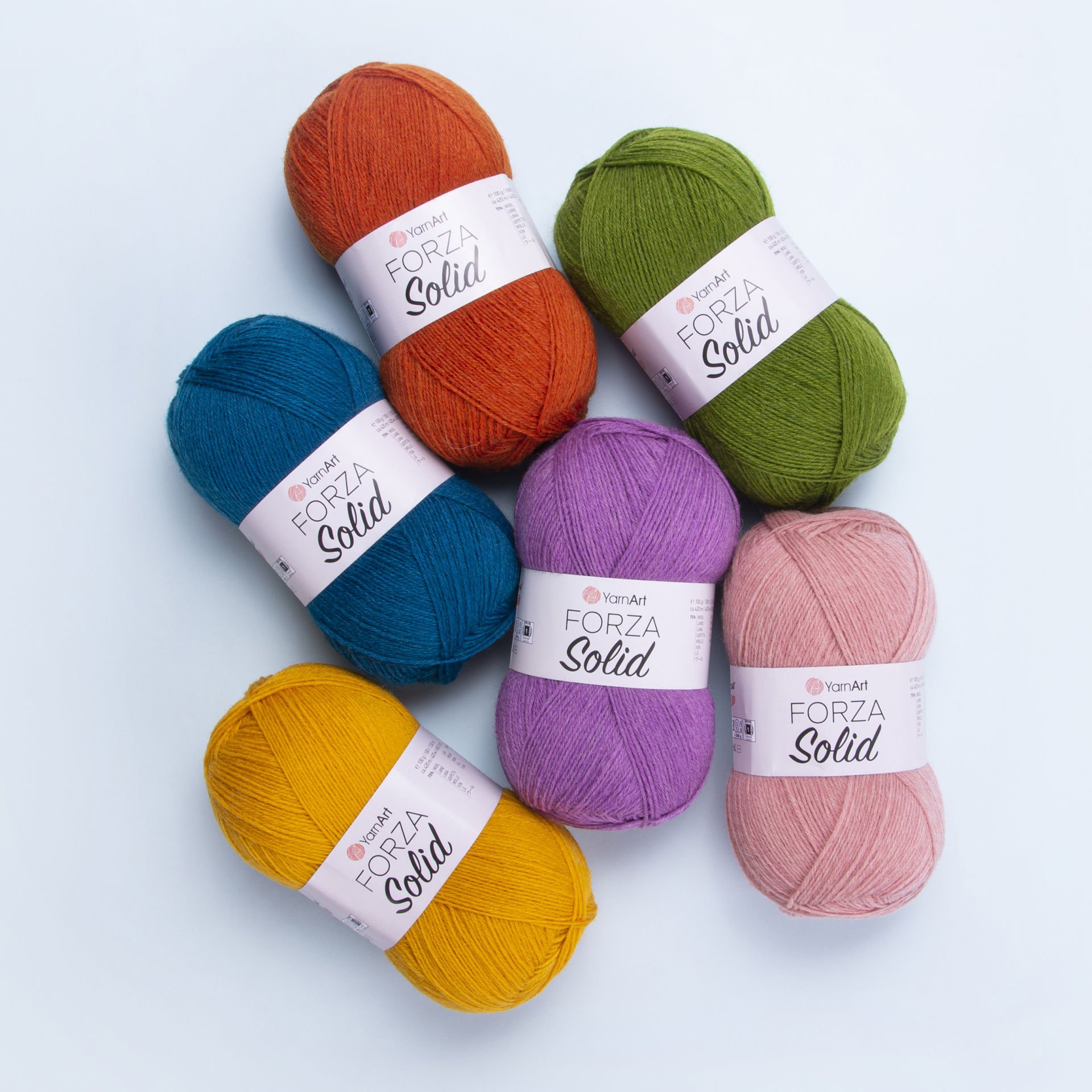 YARNART FORZA SOLID - EL ÖRGÜ İPİ HARDAL - 4610 YARNART FORZA SOLID - EL ÖRGÜ İPİ YARNART İPLER